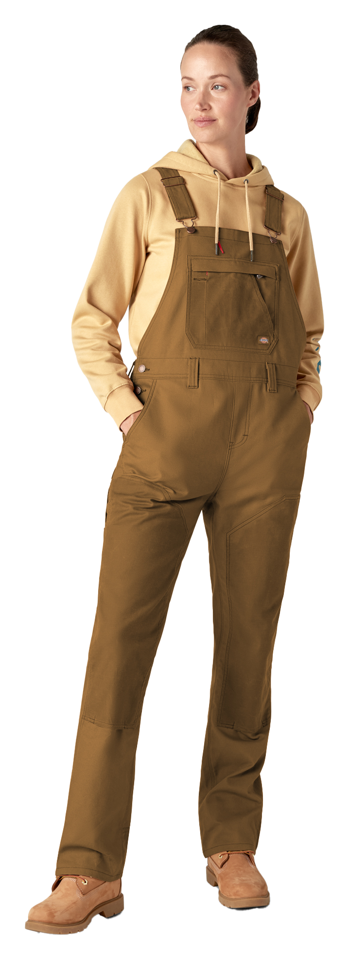 Dickies Relaxed-Fit Waxed Canvas Bib Overalls for Ladies | Bass Pro Shops